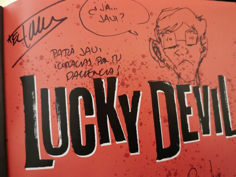 Dedicatoria de Lucky Devil (Cartoné 104 pp) - Whakoom