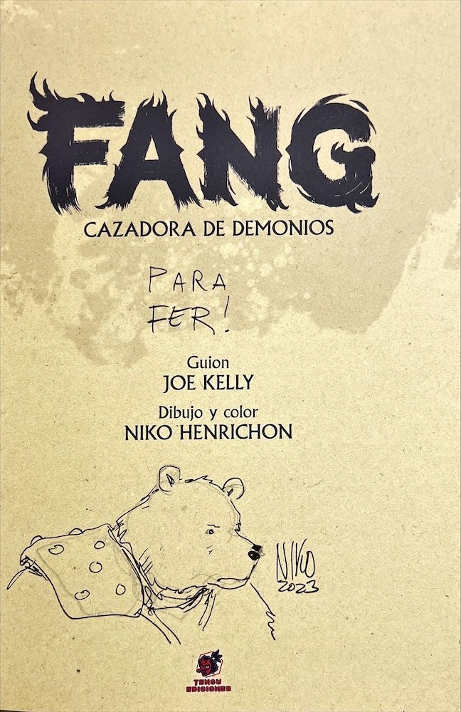 Dedicatoria de Fang (Cartoné 64 pp) #1 - Whakoom