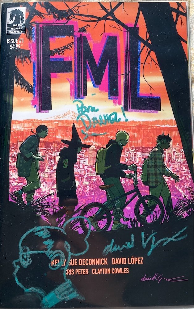 Dedicatoria de FML (Comic Book) #1 - Whakoom