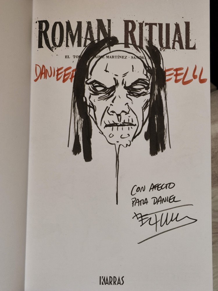 Dedicatoria de Roman Ritual (Cartoné 120 pp) - Whakoom