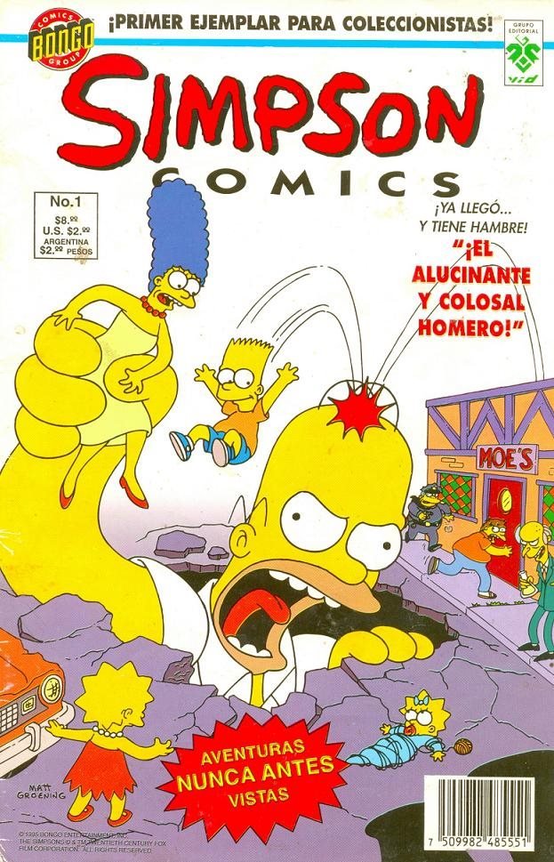 Simpson cómics #1 (Grupo Editorial Vid)