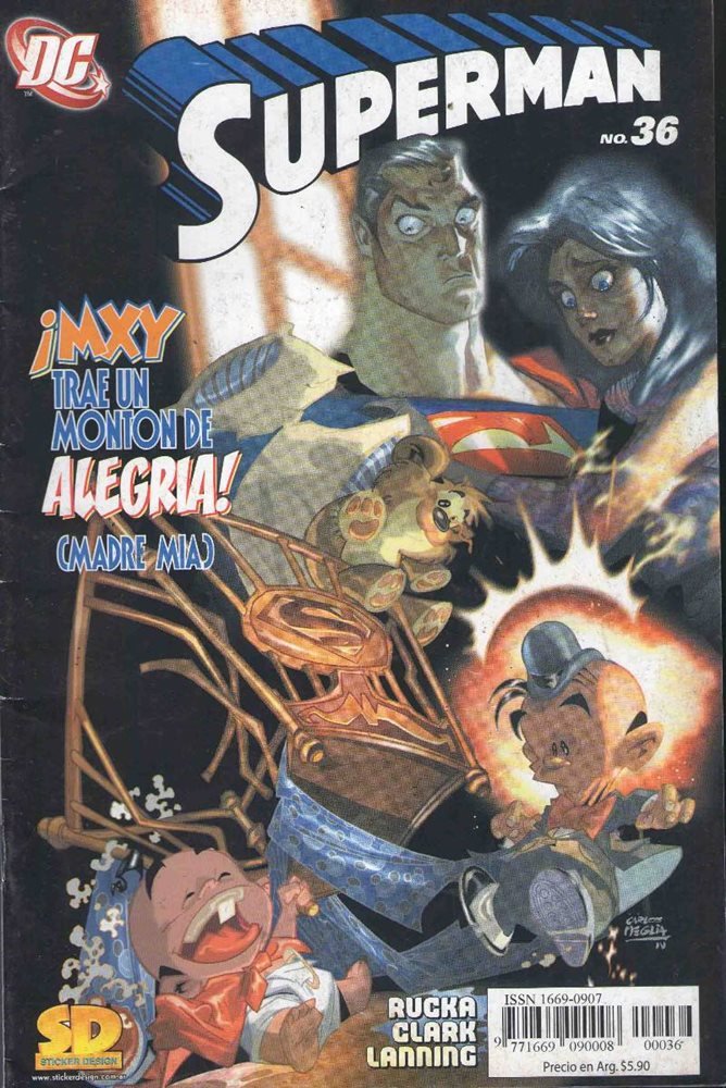 Superman #36 (Sticker Design)