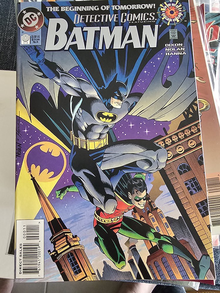 Detective comics featuring Batman the beginning of tomorrow (DC Comics)