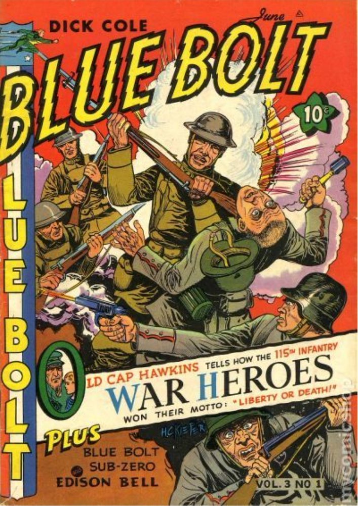 Blue Bolt Vol. 3 (1942-1943) (Novelty Press)