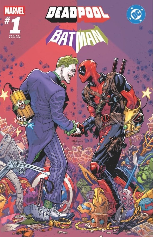 Marvel / DC: Deadpool / Batman #1 (Variant Covers) #1.22 (Marvel Comics ...