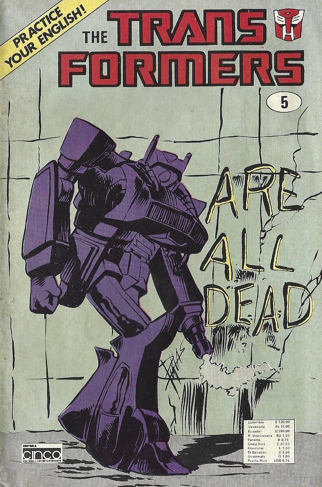 The Transformers #5 (Greco/Editora Cinco)
