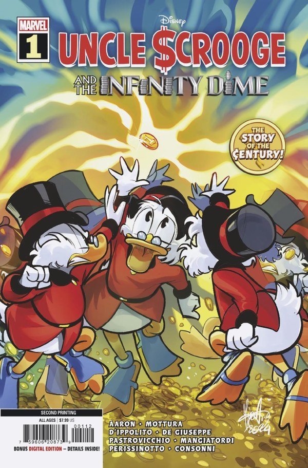 Uncle Scrooge and the Infinity Dime (Variant Cover) #1.93 (Marvel Comics)