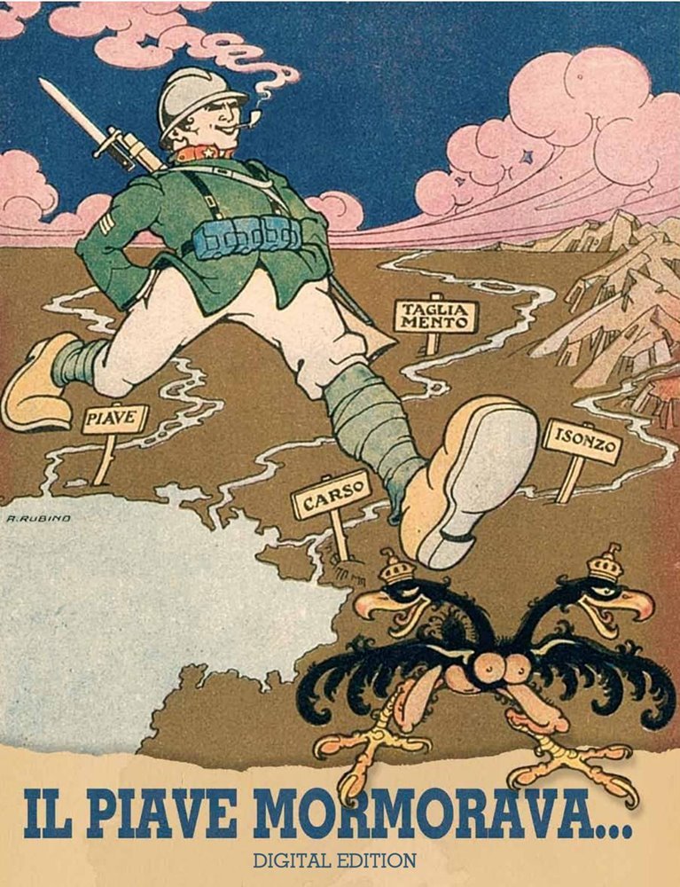 Il Piave mormorava... (Museo della Satira e della Caricatura)