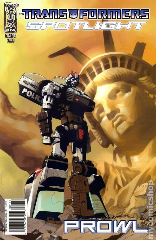Transformers Spotlight: Prowl (Variant Cover) (IDW Publishing)