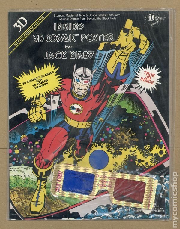 Inside: 3D Cosmic Poster by Jack Kirby (3D Cosmic Publications)