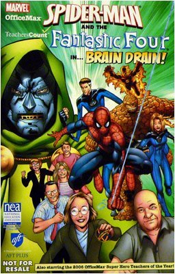 Spider-Man and the Fantastic Four in... Brain Drain! (Marvel Comics)