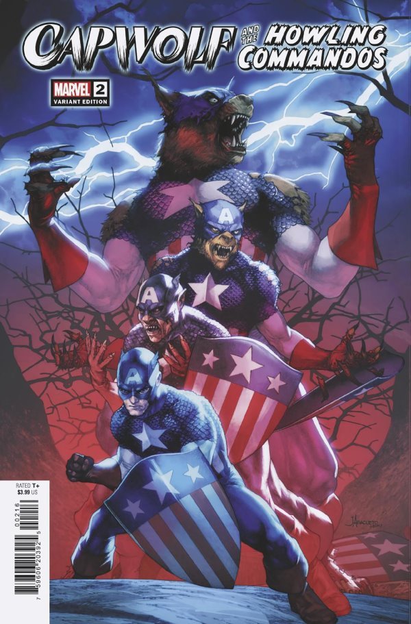 Capwolf and the Howling Commandos (Variant Cover) #2 (Marvel Comics)