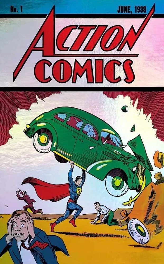 Action Comics (NYCC 2025 Golden Age Silver Foil Variant Cover) (DC Comics)