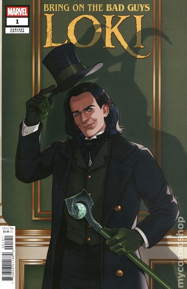 Bring on the Bad Guys: Loki (Variant Cover) #1.2 (Marvel Comics)