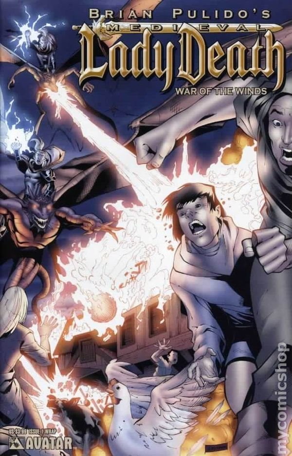 Medieval Lady Death: War of the Winds (Variant Cover) #1 (Avatar Press)