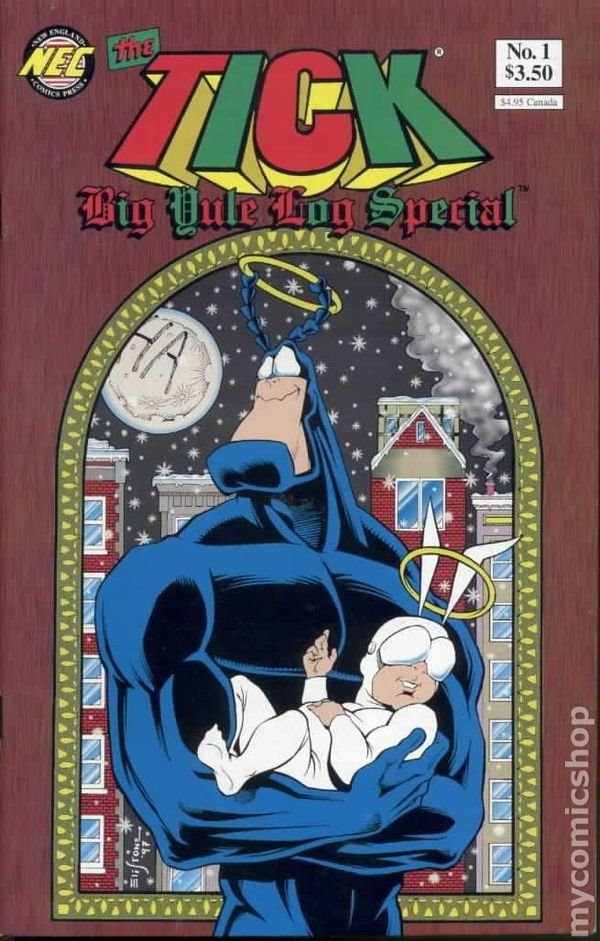 The Tick Big Yule Log Special (1997 Variant Cover) (New England Comics)