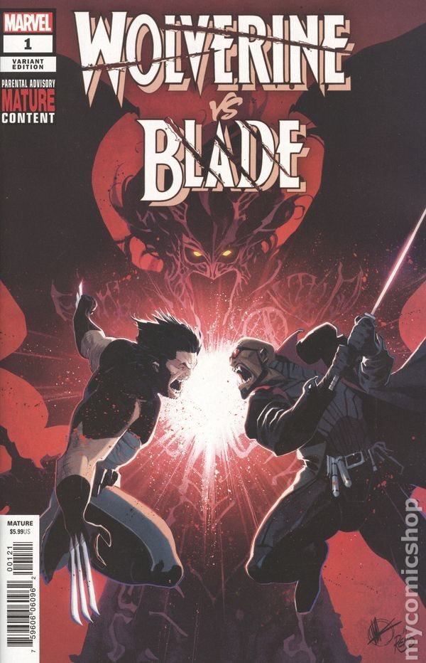 Wolverine vs. Blade (Variant Cover) (Marvel Comics)