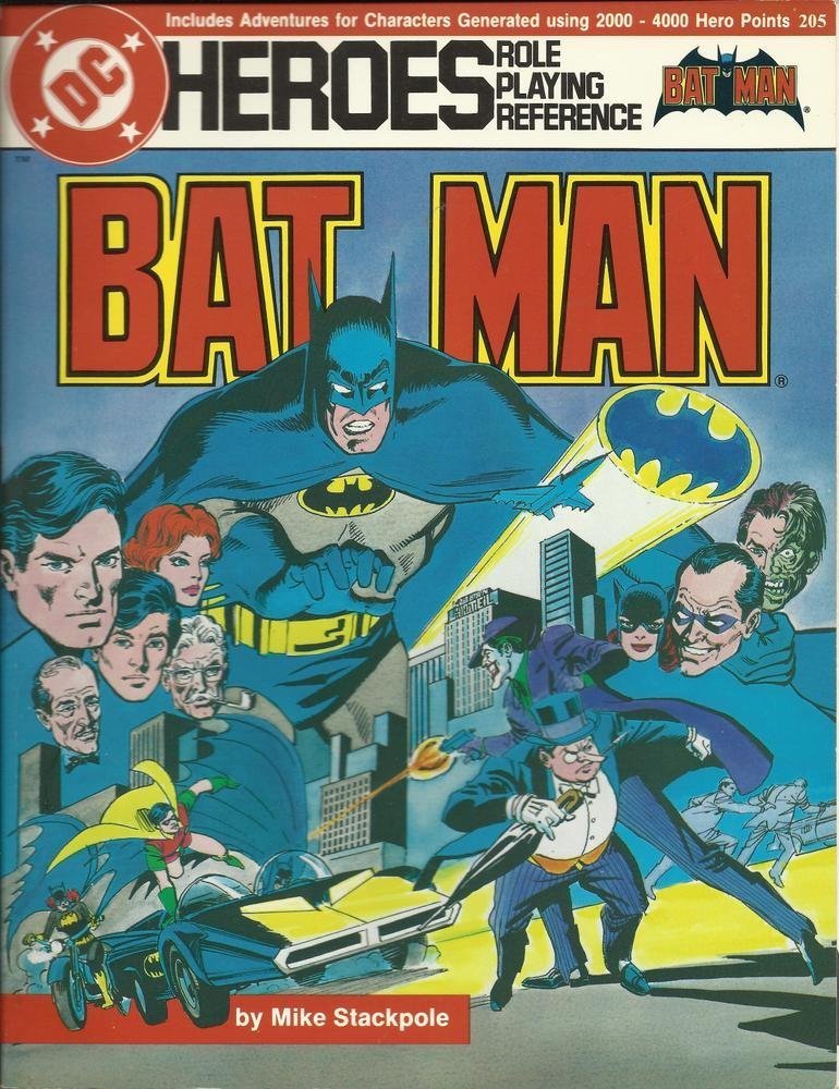 Batman Sourcebook - DC Heroes Role-Playing Game (1986) (Mayfair Games)