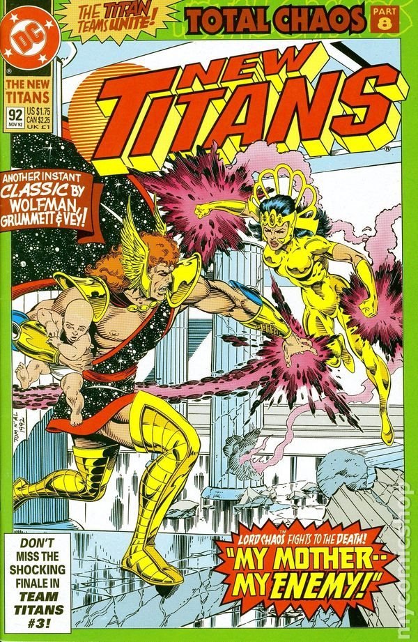 The New Teen Titans Vol. 2 (1984-1988) / The New Titans (1988-1996) #92 ...
