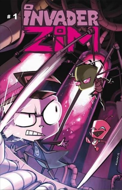 Invader Zim (Portada alternativa) (Kamite)