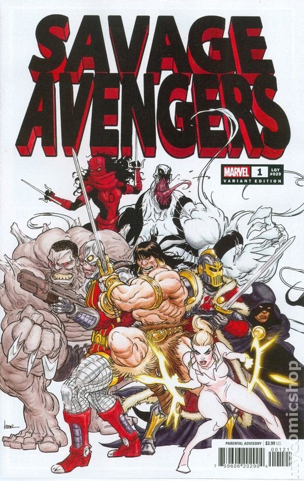 Savage Avengers (2022 - Variant Cover) #1.4 (Marvel Comics)