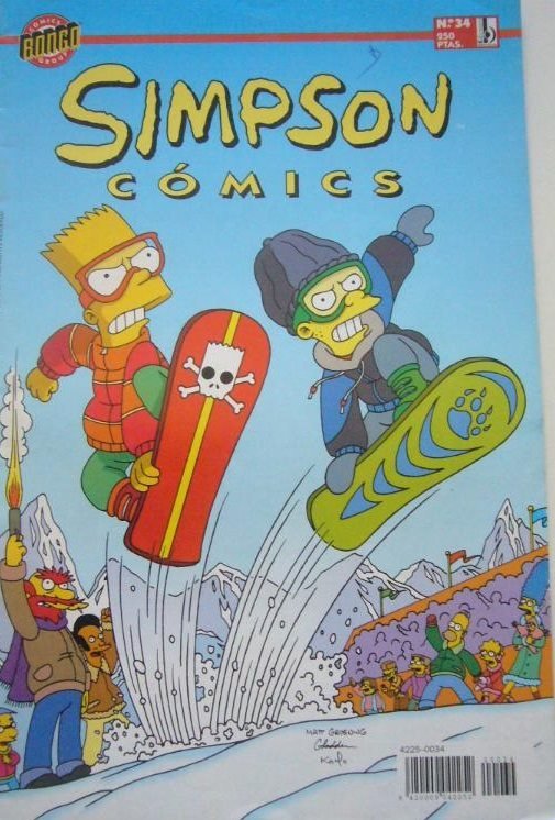 Simpson Cómics #34 (Ediciones B)
