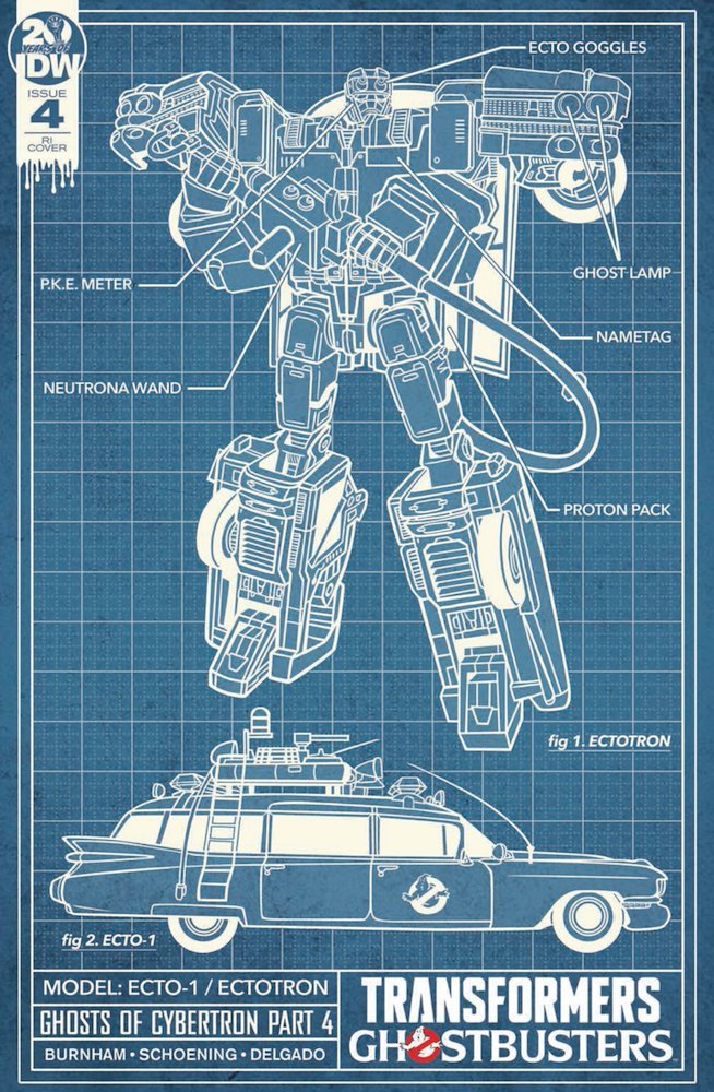 Transformers / Ghostbusters (Variant Covers) #4.1 (IDW Publishing)