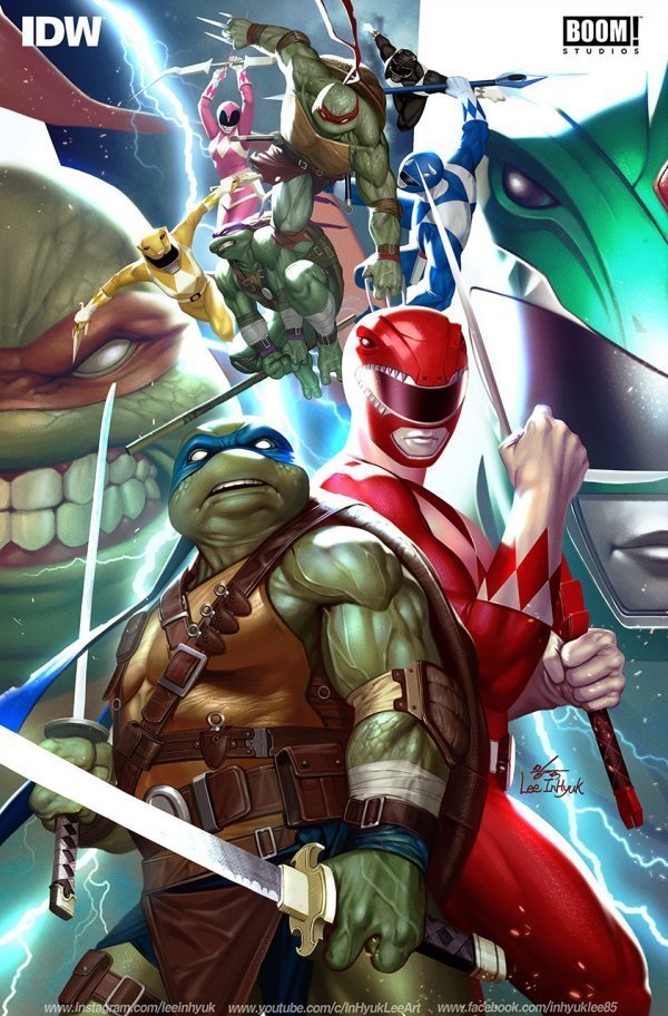Mighty Morphin Power Rangers / Teenage Mutant Ninja Turtles (Variant ...
