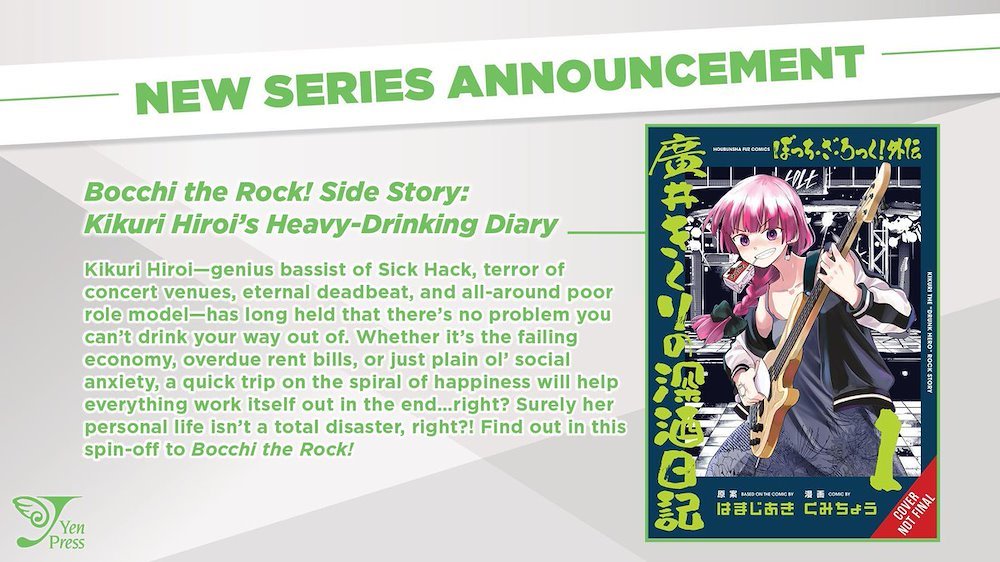 Bocchi the Rock! Side Story: Kikuri Hiroi's Heavy-Drinking Diary (Yen ...