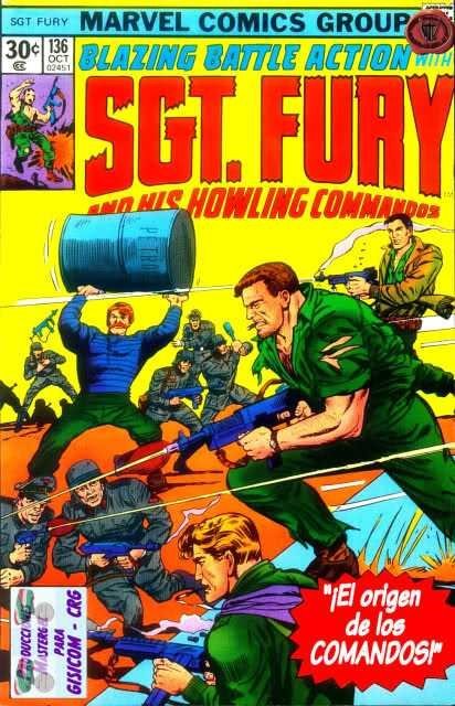 Sgt. Fury and his Howling Commandos (1963-1974) #136 (Marvel Comics)