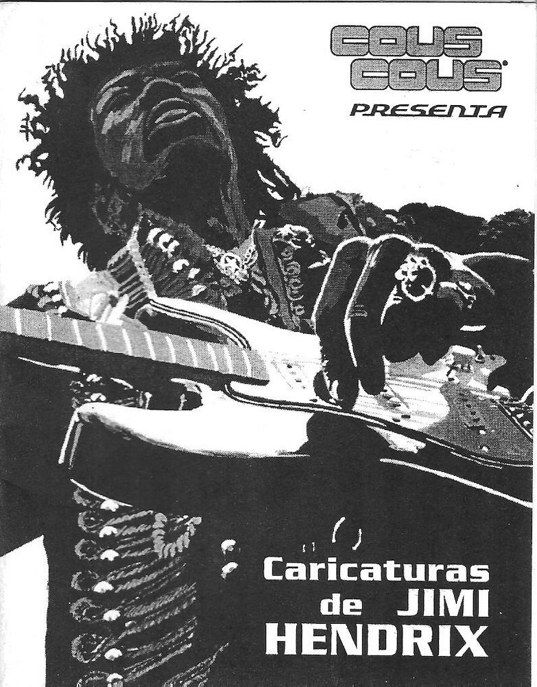 Caricaturas de Jimi Hendrix (Cous Cous y 2D Cómics)