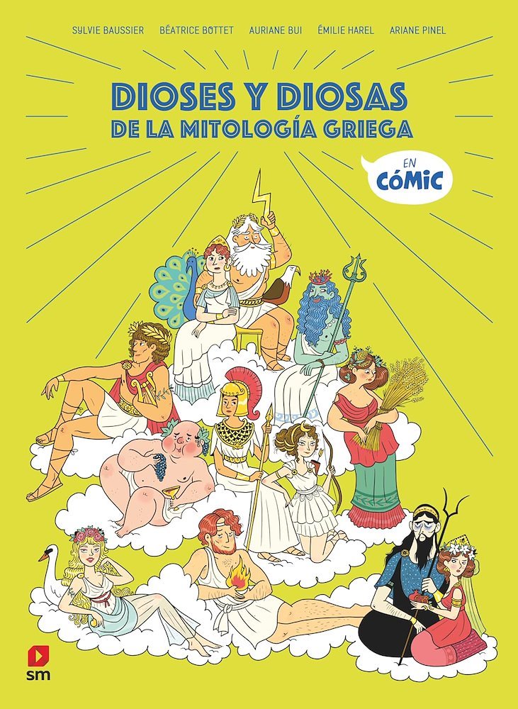 Dioses y diosas de la mitología griega en cómic (SM)
